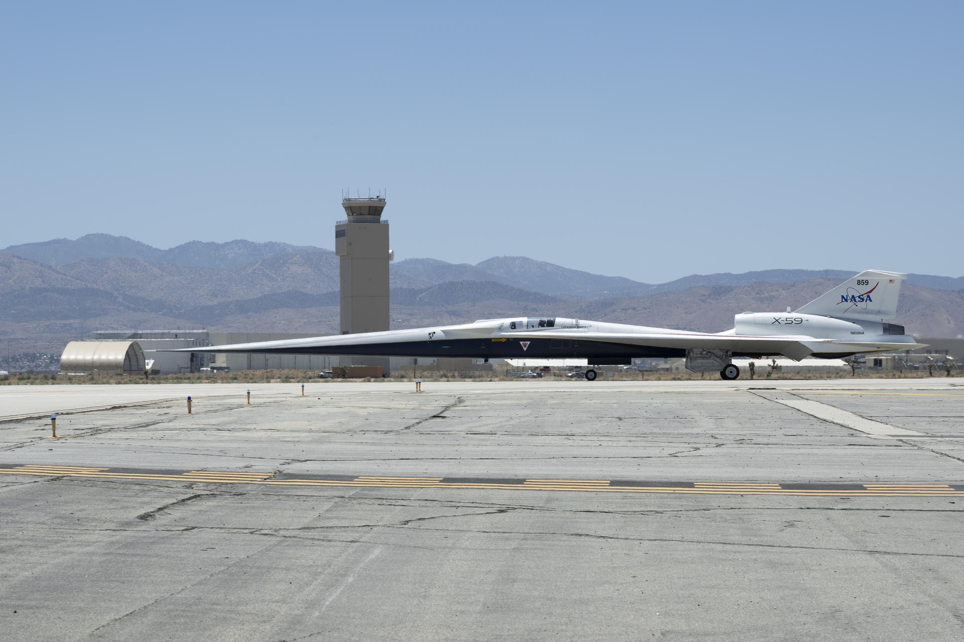 El X-59 de la NASA inicia pruebas en tierra y se acerca al vuelo ...